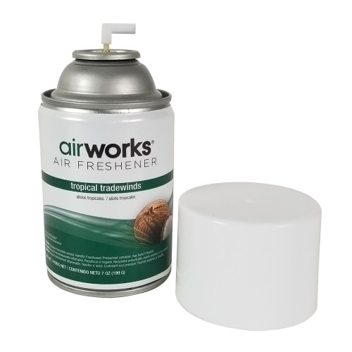 AirWorks 07908 AirWorks Metered Aerosol, Tropical Tradewinds, 7 oz, 12/cs