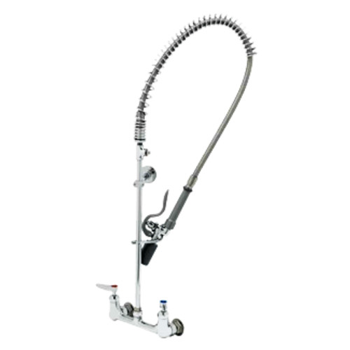 Pre-Rinse Unit, 8 Wall Mount, Ceramas, Tee, B-0107-J Spray