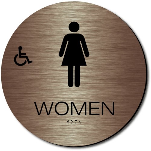 ADA Restroom Signs EPMC24 CALIFORNIA WOMEN ACCESSIBLE Restroom Door ...